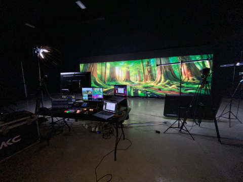 2400sqft Blacked Out Warehouse Studio With LED Wall, Fort Worth, TX ...