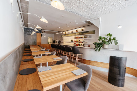 Charming Minimalistic Restaurant in the Heart of Riverside, Toronto ...