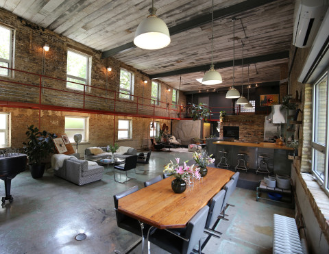 Converted Factory Loft Building, Gallery, Flex Space, Urban Oasis ...