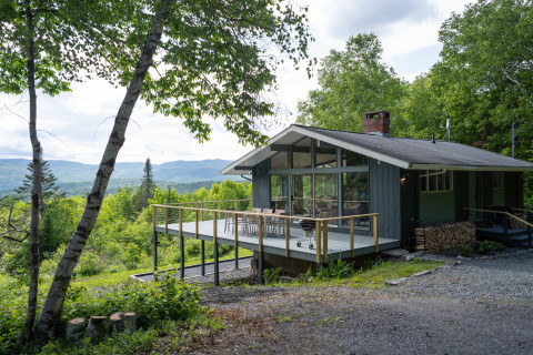 Midcentury Modern Chalet with Sunset Ridgeline Views, Braintree, VT ...