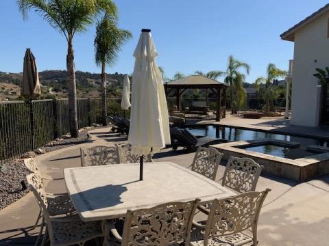 Stunning Outdoor Oasis With Beautiful View, Murrieta, CA | Event ...