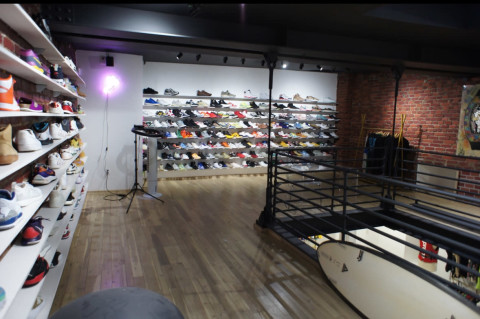 Massive storefront, flexible event space, music, clothing/fashion, film ...