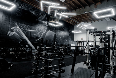 Modern Black + White Fitness Studio Gym | Modern Gym Aesthetic, calgary ...