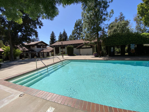 60 Foot Sparkling Pool Resort / Hotel / Clubhouse Style, Lake View ...