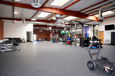 Playa Vista Private Gym with Skylights and Massive Parking Lot, Los ...