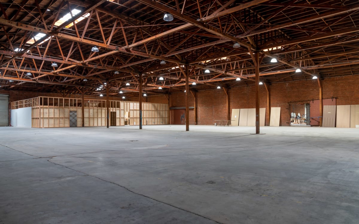Exposed Brick Warehouse with Bow Truss Ceilings, Los Angeles, CA ...