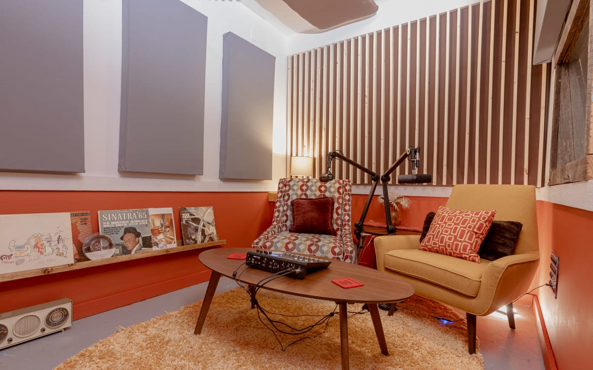 Music Row Podcast Studio and Vocal Room - The Hideout, Nashville, TN | Production | Peerspace