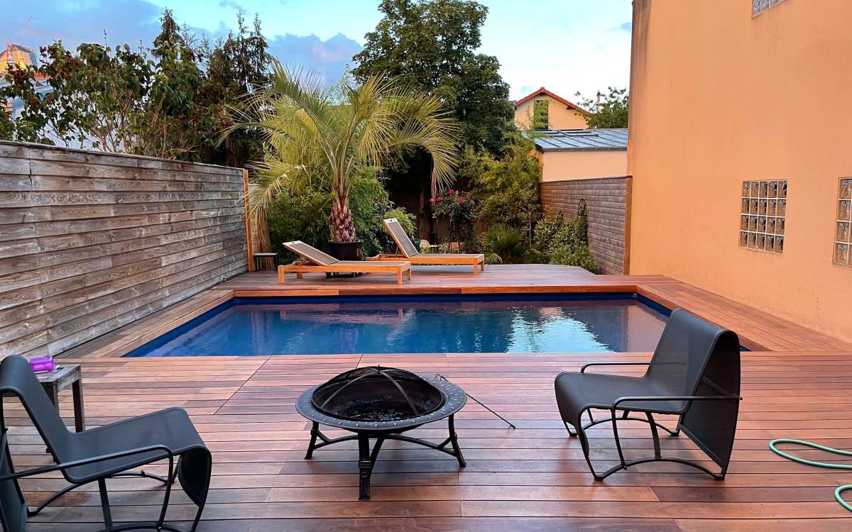 Grande salle de réception, cuisine équipée, terrasse, piscine, Puteaux ...