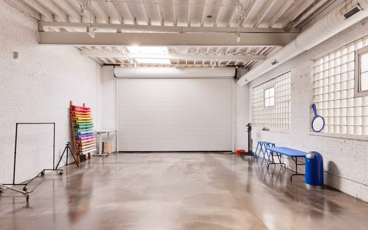 White Industrial No Beams Ground Floor Studio with High Ceilings and ...