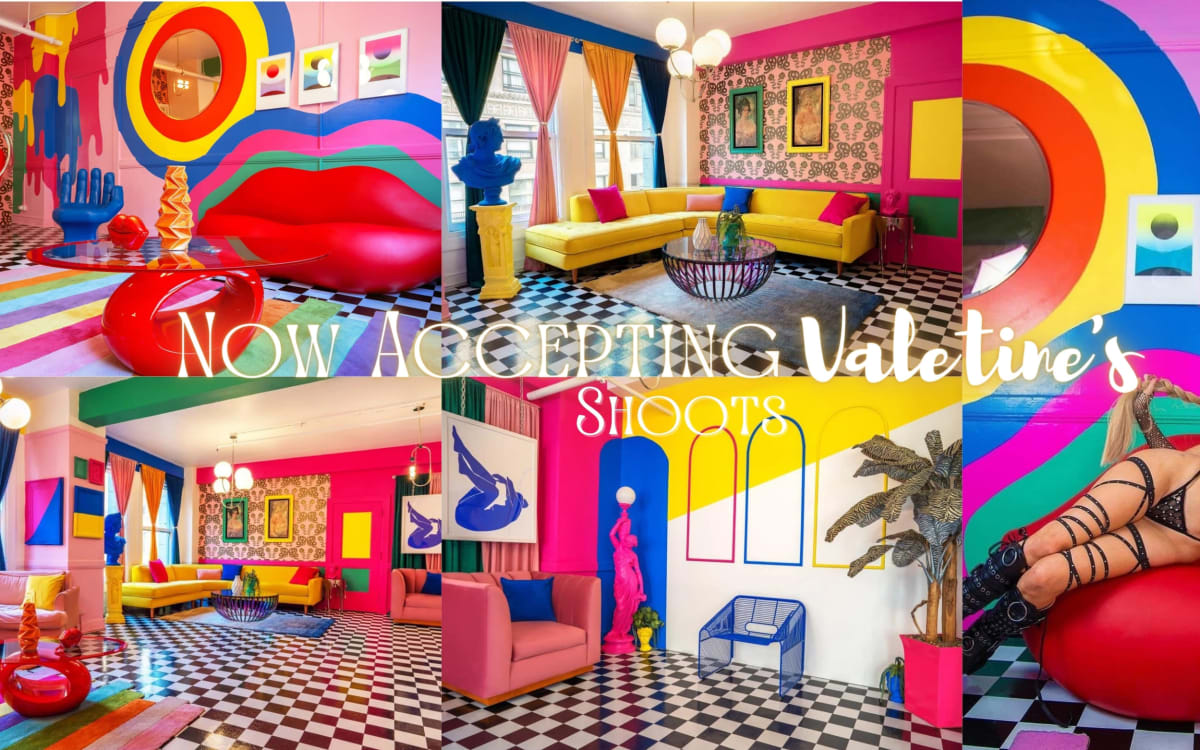 Colorful Downtown RETRO Room with POP Art Furniture, Los Angeles, CA ...