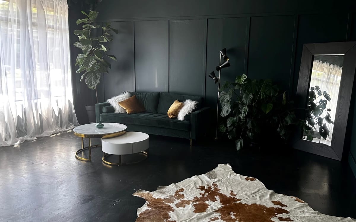 Chantel Allen Boudoir | The Green Room: a color drenched, moody, luxe ...