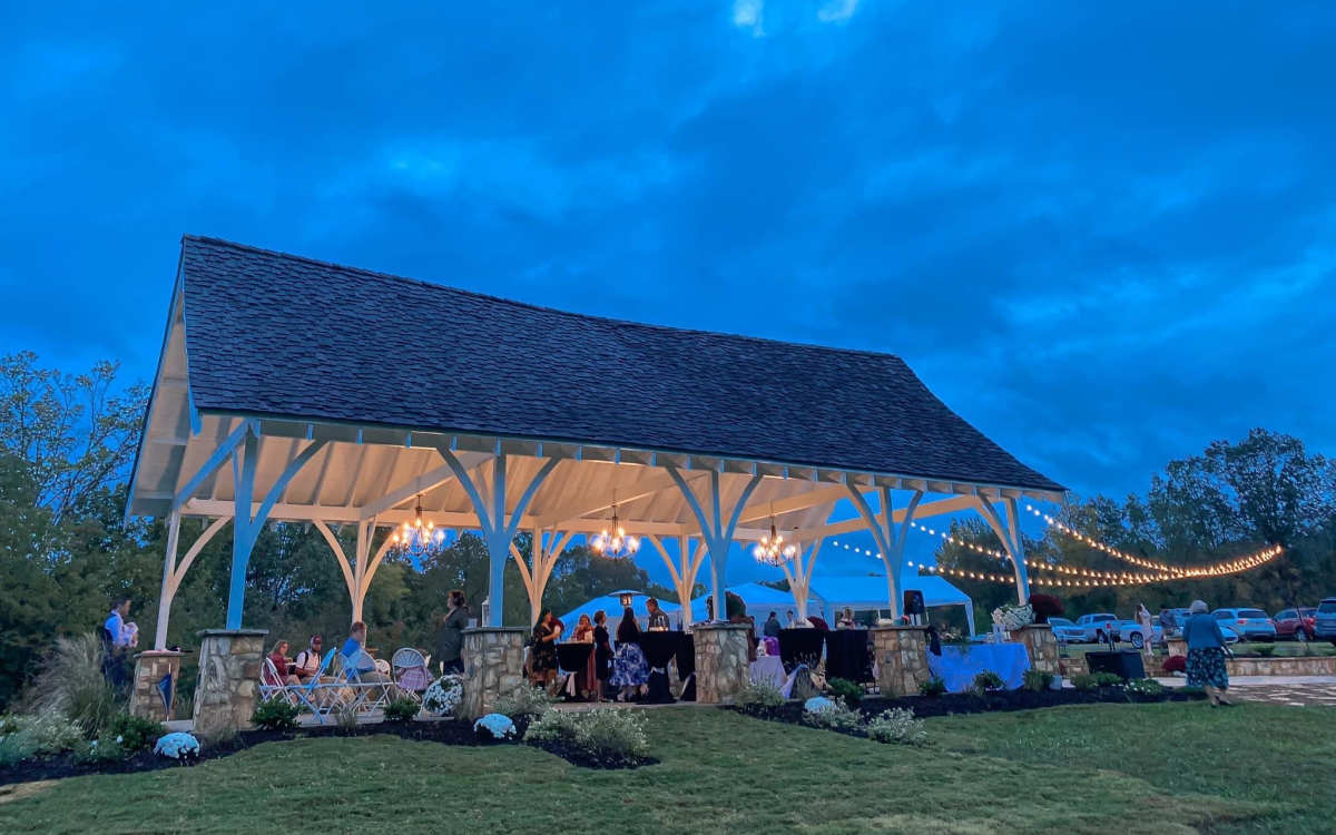 Enchanting Ridge Top Pavilion overlooking Picturesque River Valley ...