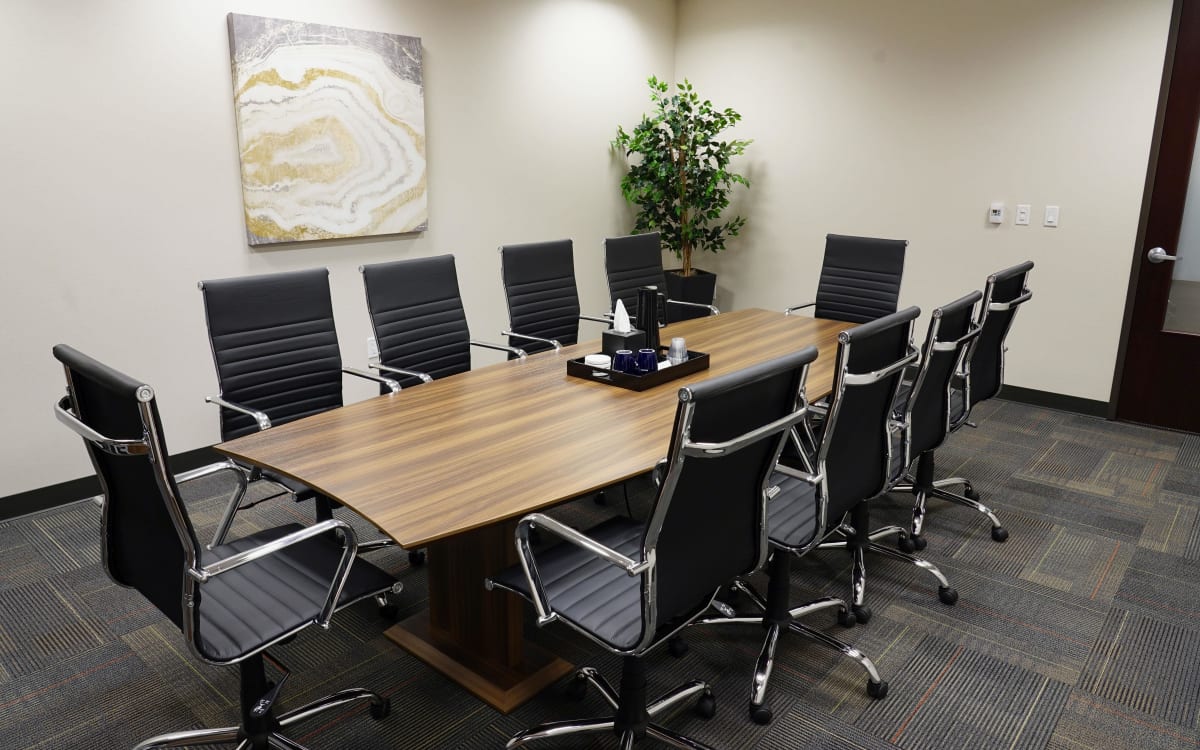10-Person Modern Executive Meeting Room at Preston Center, Dallas, TX ...