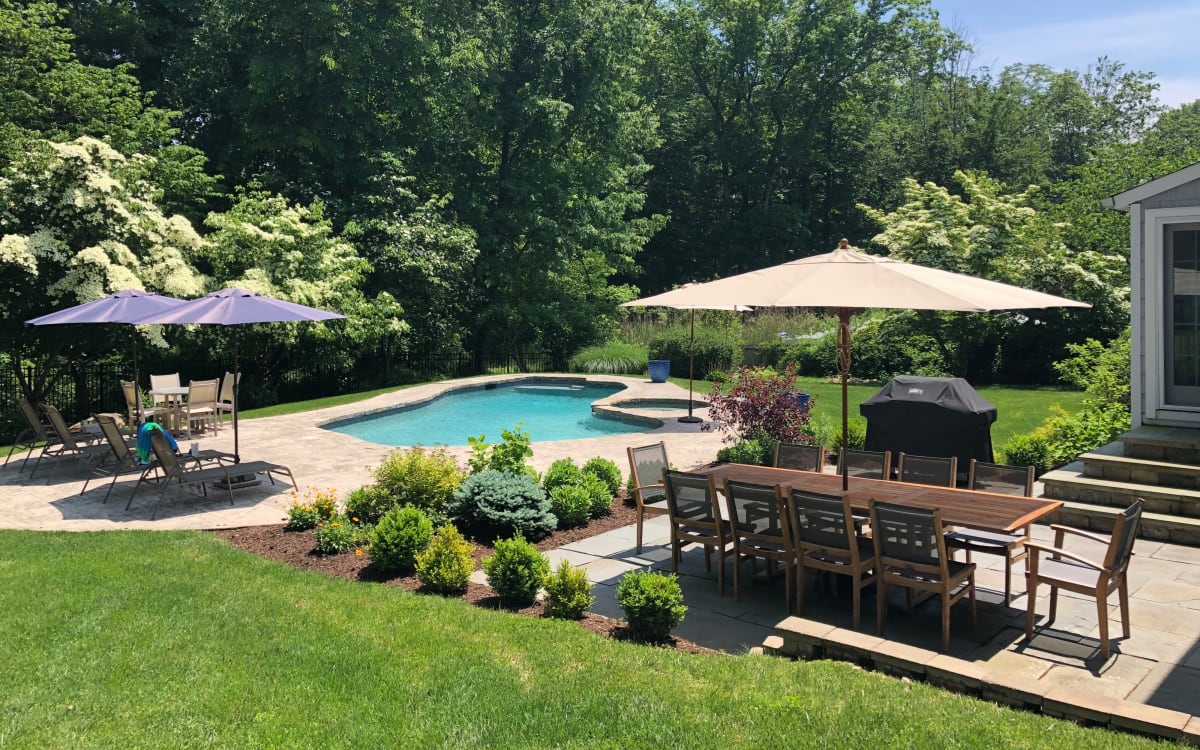 Updated 1950 Colonial Home with a Pool, Westport, CT | Production ...