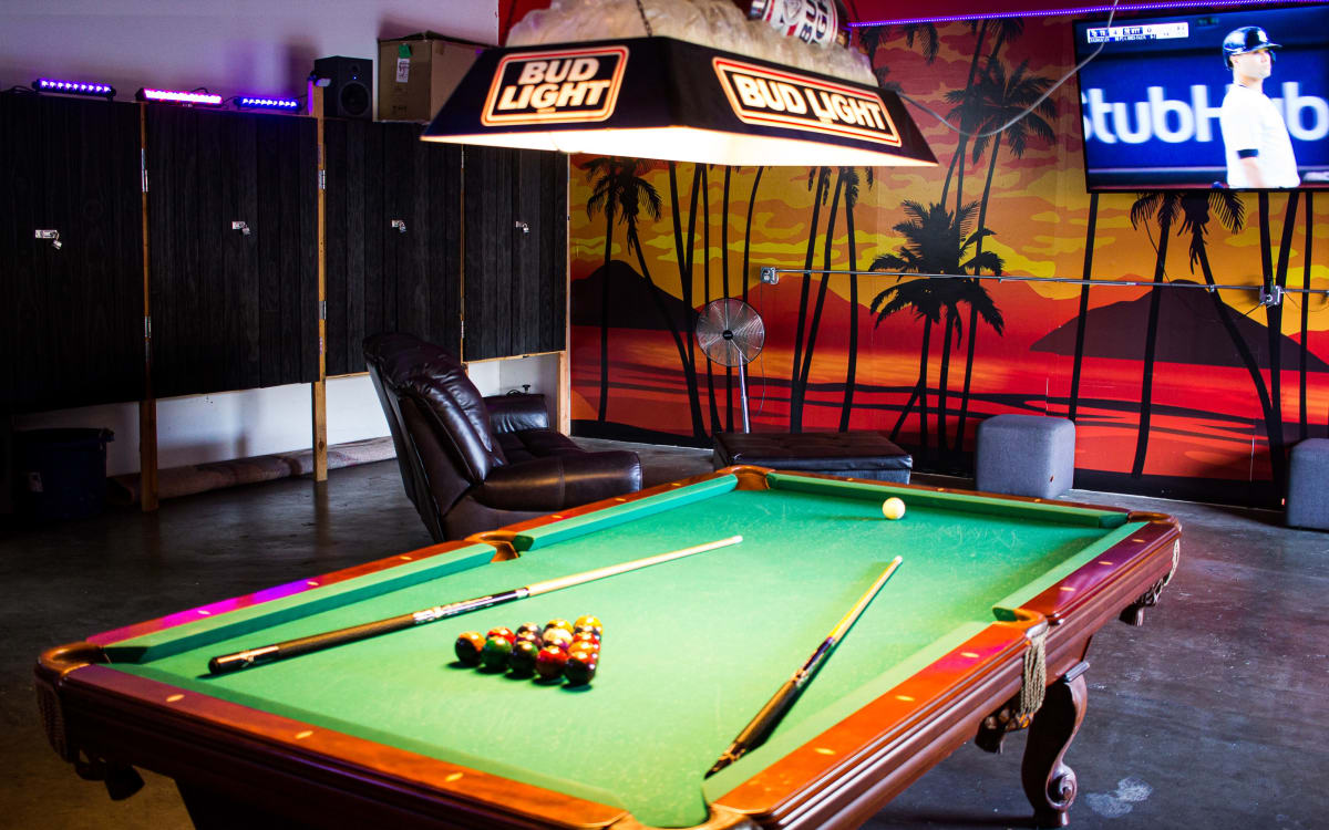 retro 80's style private bar and lounge, Novato, CA | Production ...