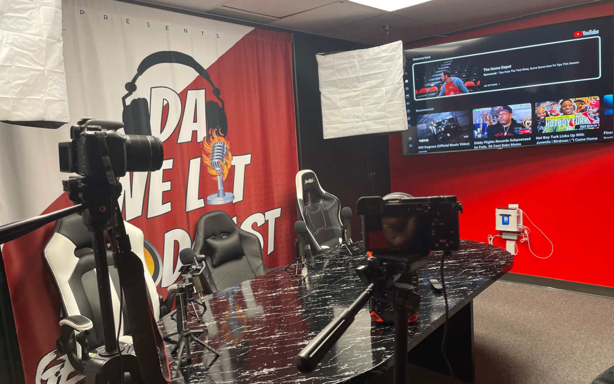 Dope Podcast Studio with a Prodction Room, Houston, TX | Production ...