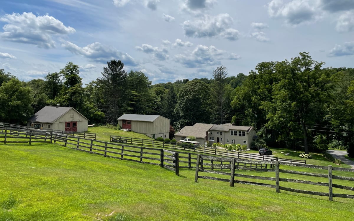 Upstate Horse Farm with Functioning Stables, Barn, and 1832 Farmhouse ...