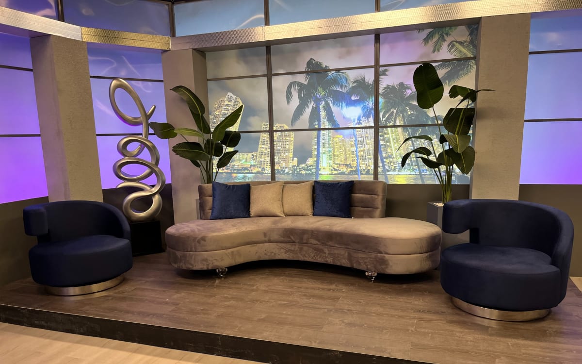 Talk Show Television / Podcast Set, Miami Lakes, FL | Production ...