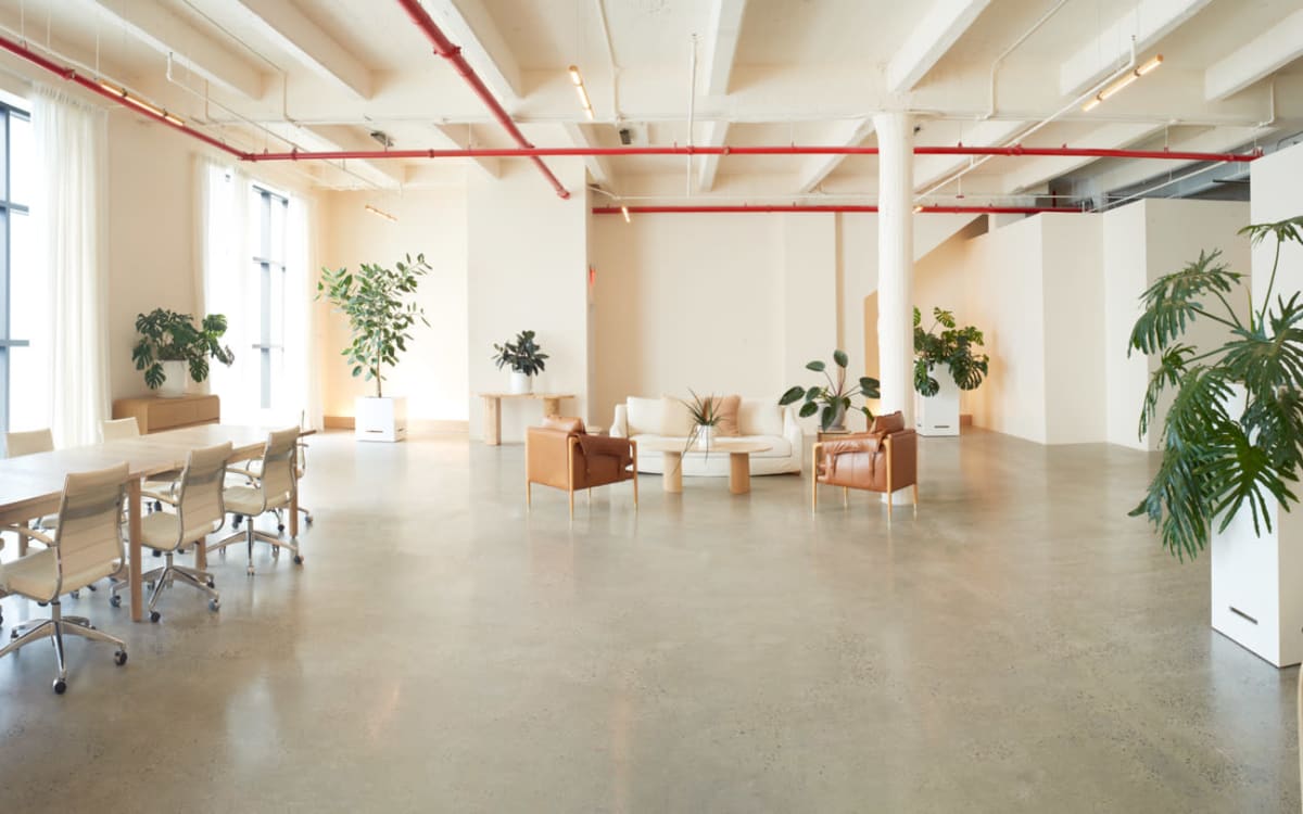 Beautiful open loft space with large frosted front windows in Fort ...