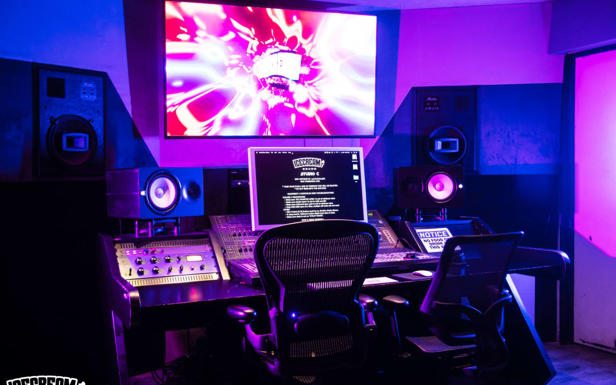 Downtown Spaceship-style Penthouse Recording Studio | Ice Cream Sound ...