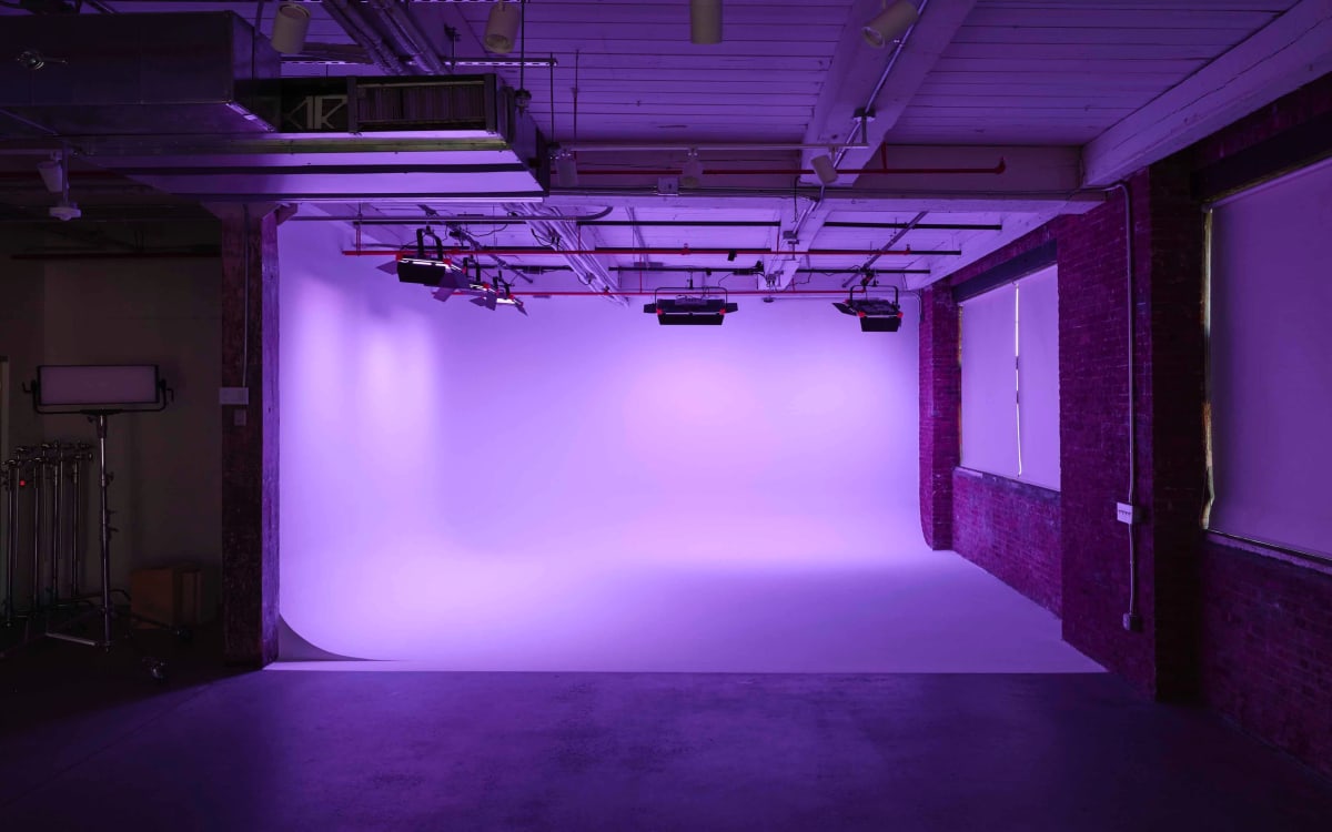 Pre lit 2 Wall Cyc with LED RGB lights in newly renovated Lux Building ...