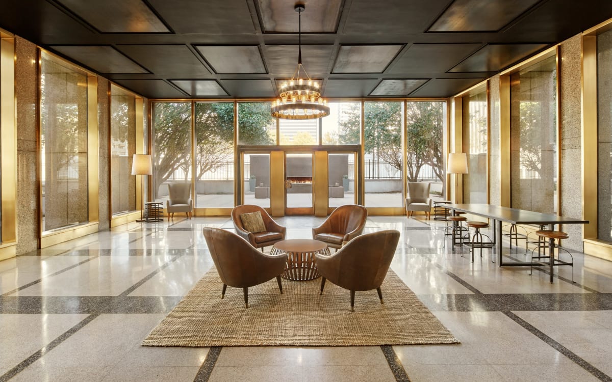 Indoor / Outdoor Event Space with Lounge, Fireplace, and Courtyard ...