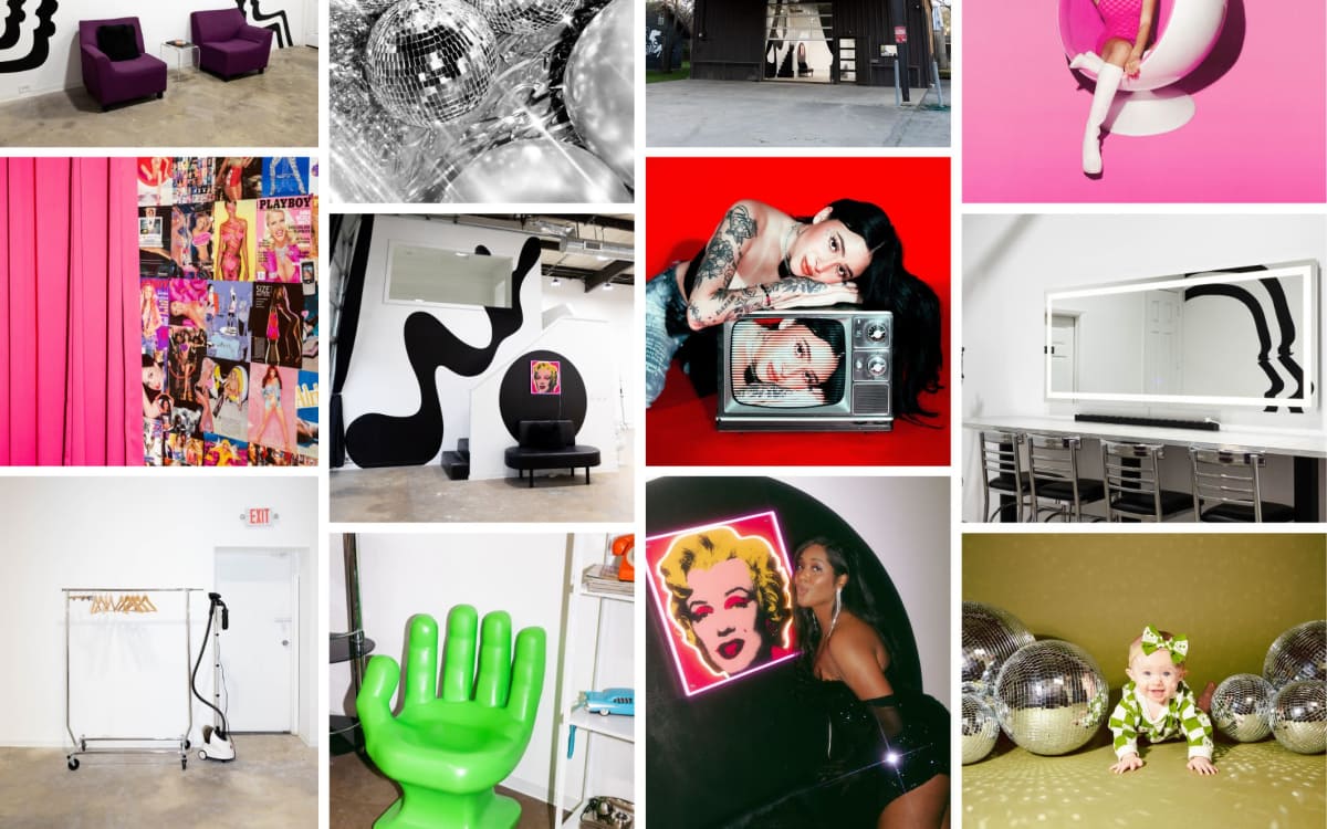 Vibrant Retro meets Modern Dallas Photography Studio and Creative Space ...