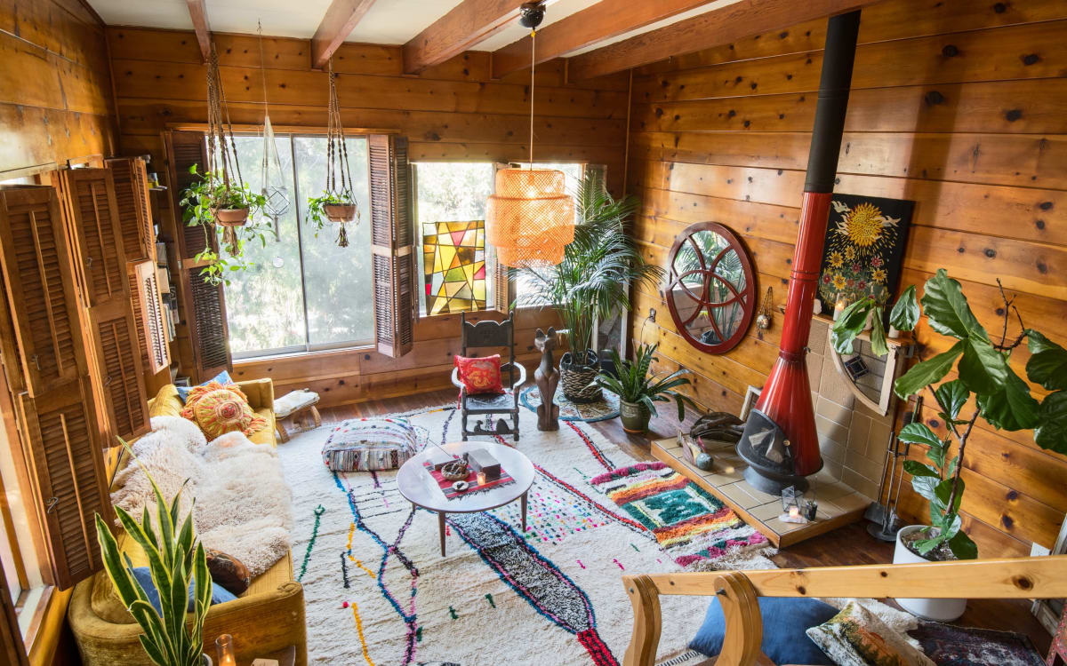Echo Park 70s Rustic Retro Cabin Home + Garden, Los Angeles, CA ...
