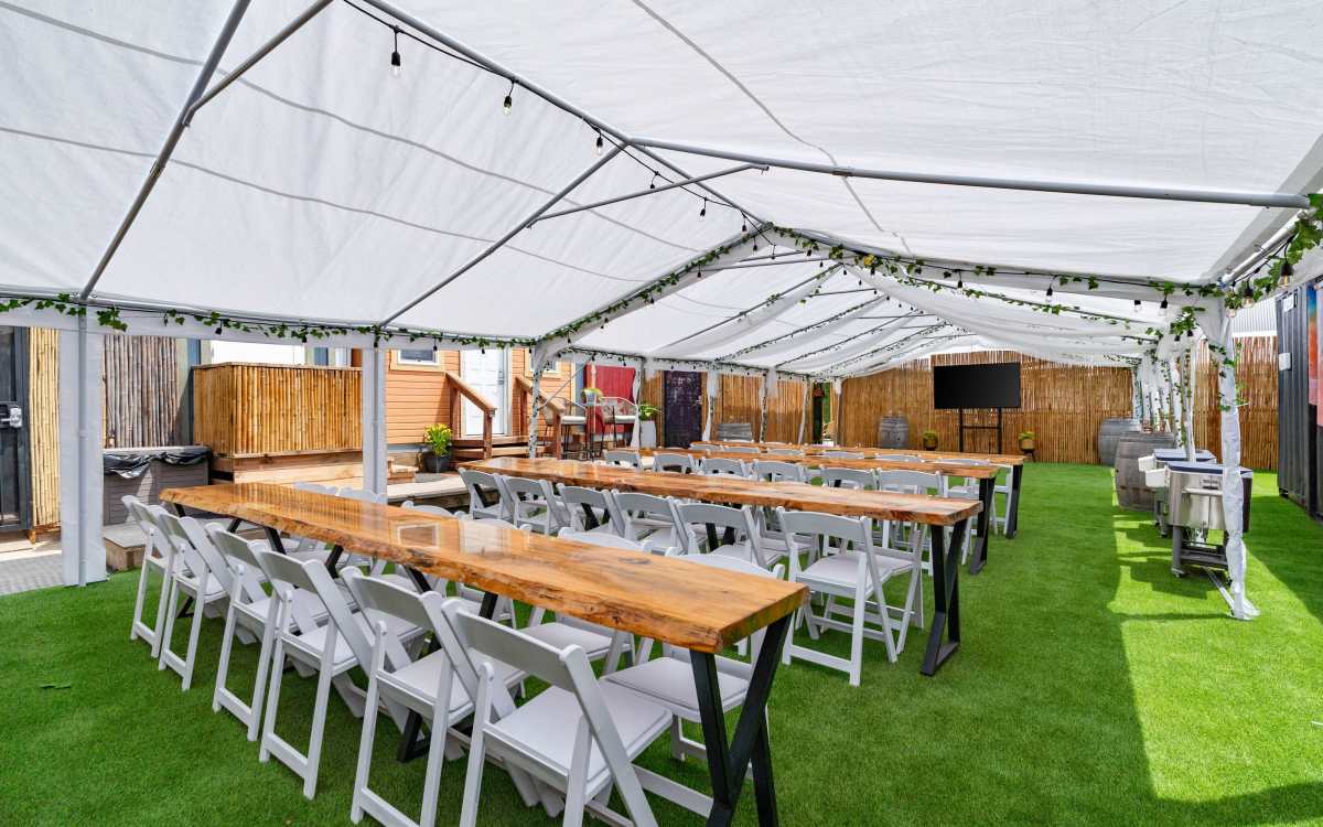 Tiny House Event Tents COVERED OUTDOOR SPACE, San Diego, AS | Event ...