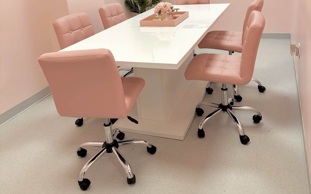 Pink professional training room, Marietta, GA | Off-Site | Peerspace