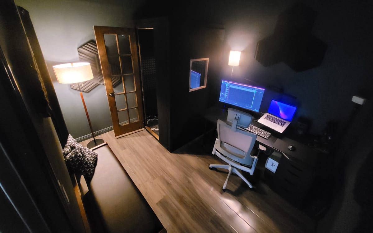 Edit Room with Booth for VO / ADR / Screaming into a Void, Los Angeles, CA | Production | Peerspace