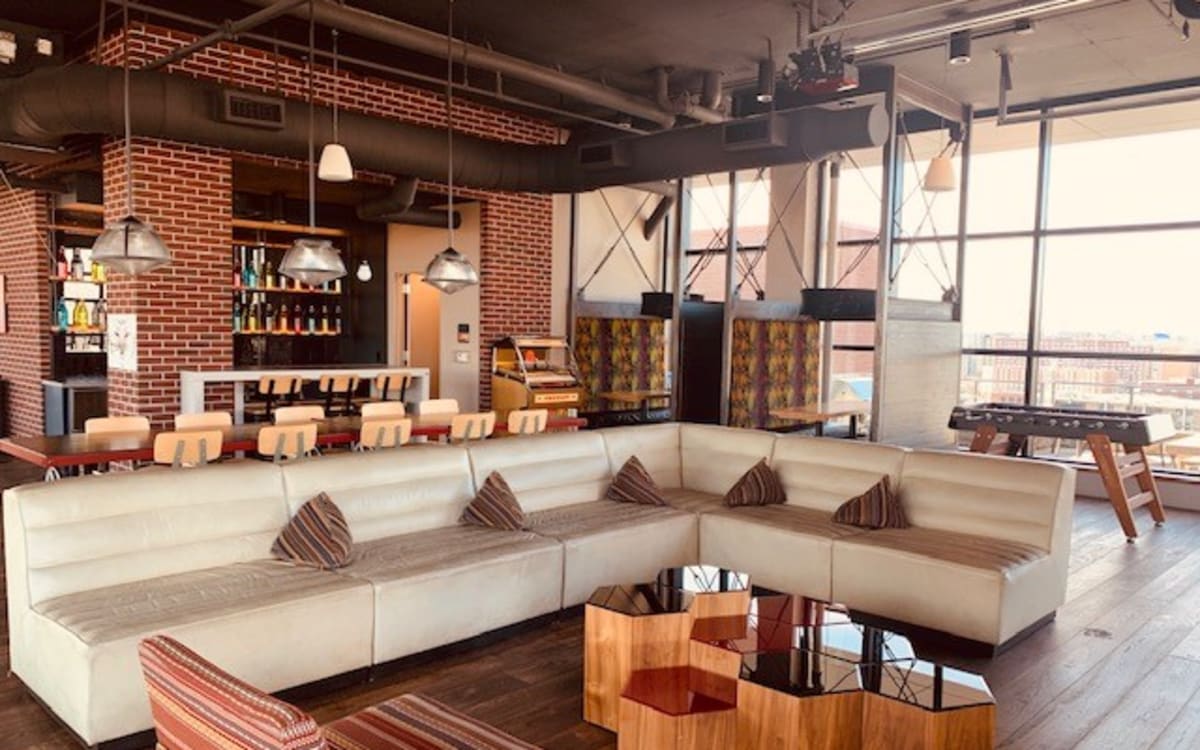 Interior Rooftop Lounge with Stunning Views, Washington, DC ...