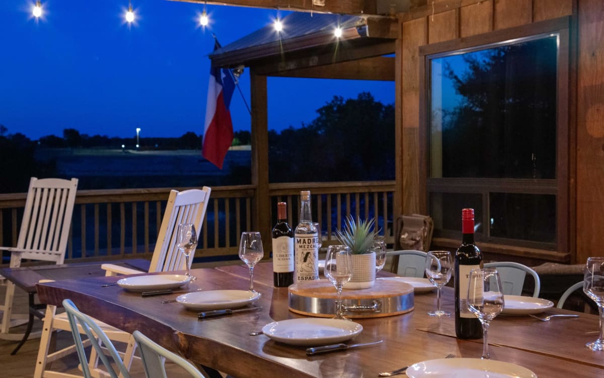 Texas Hill Country Cabins on a Spring-fed Clear River, Castell, TX ...
