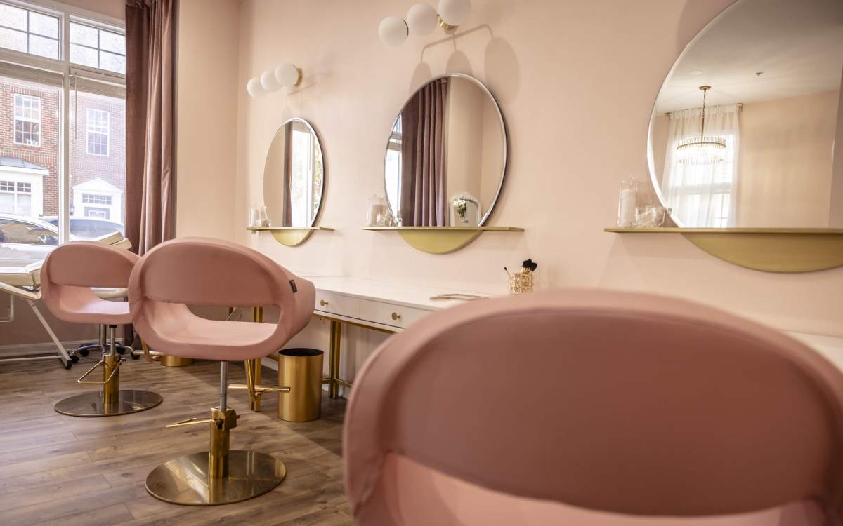 Retro Pink Powder Room- Makeup Beauty, Small Group, Arlington, VA ...