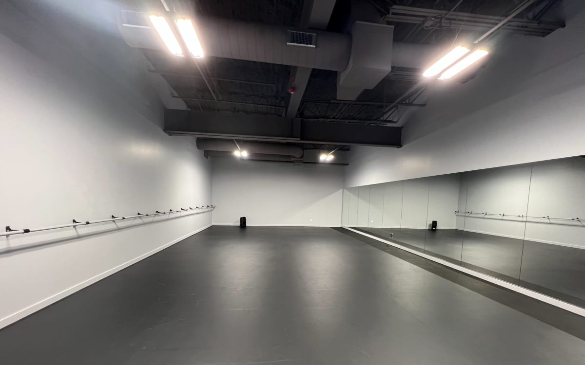 Dance Studio with marley, mirrors, and ballet bars, Deerfield, IL ...