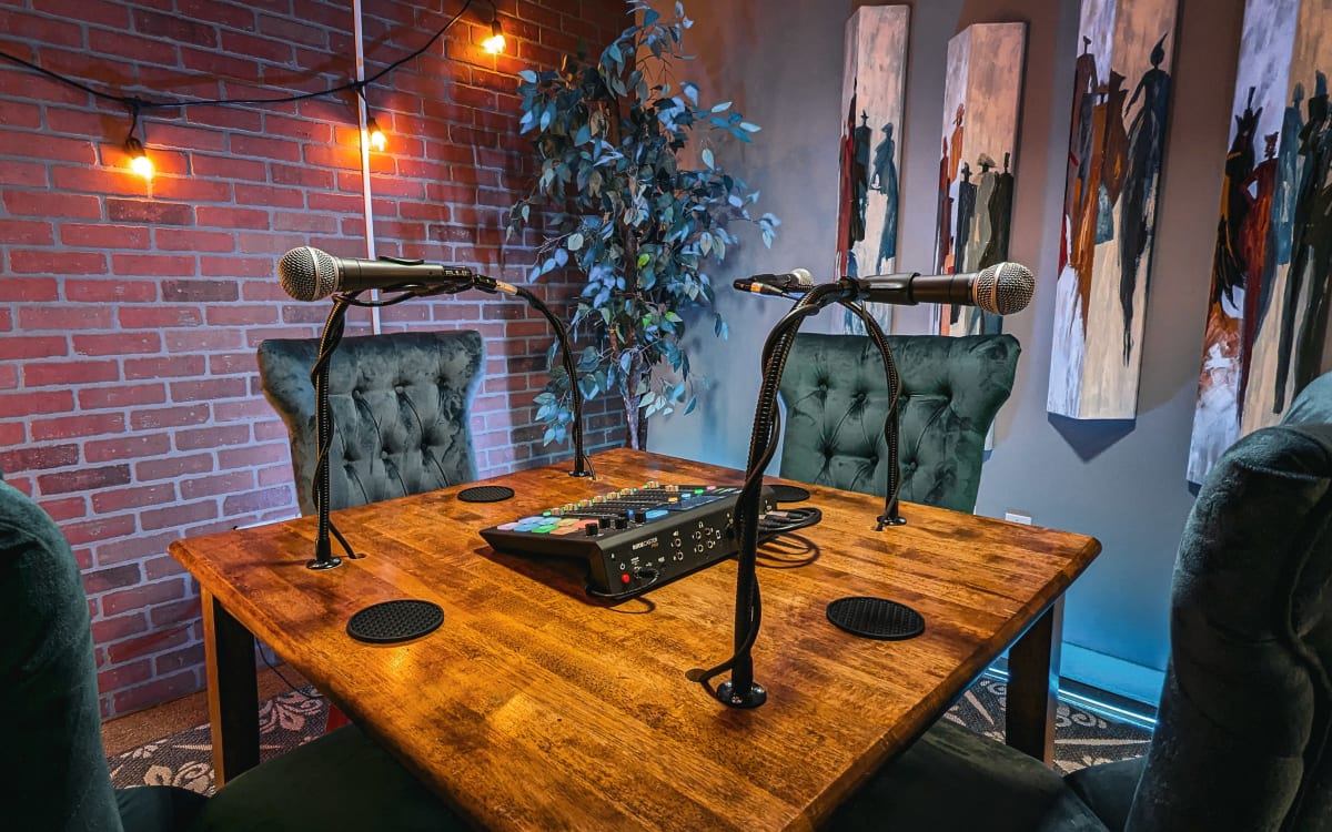 Cozy downtown podcast studio, Reno, NV | Production | Peerspace