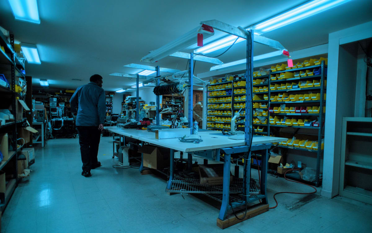 Ageing Retro 1980s Electronics Laboratory:, Alhambra, CA | Production ...