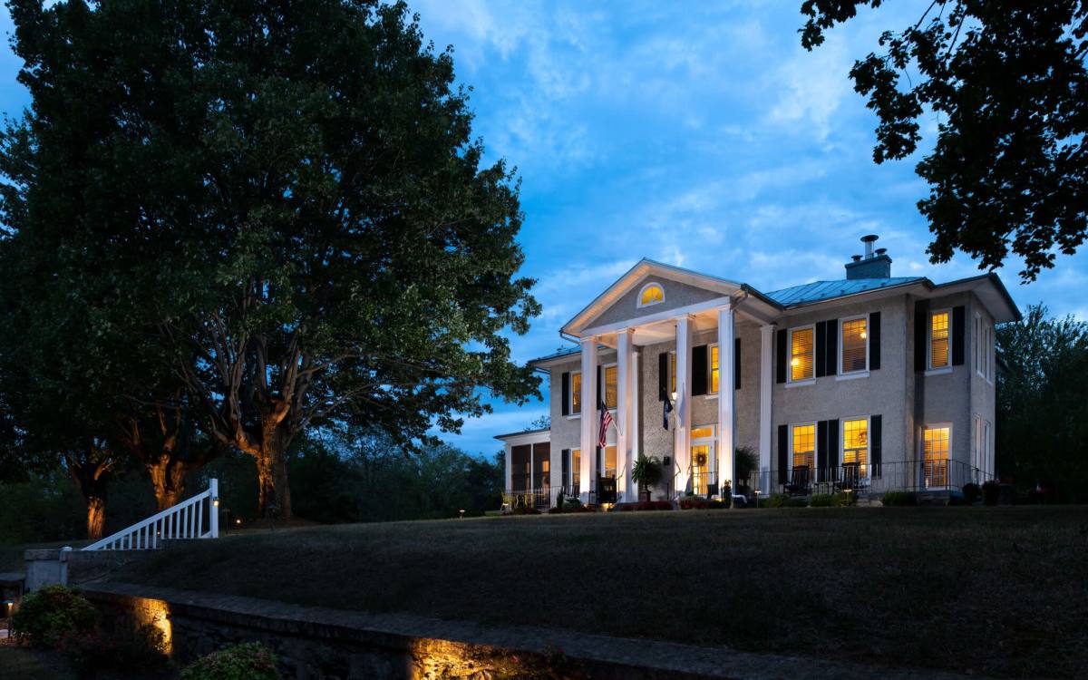 Historic Manor in a beautiful country setting, STEELES TAVERN, VA ...
