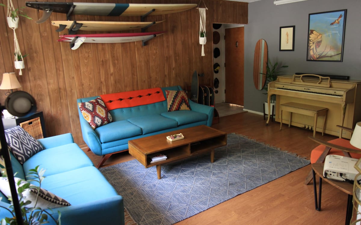 West Side Mid-Century Surf Shack with Music Studio, Los Angeles, CA ...