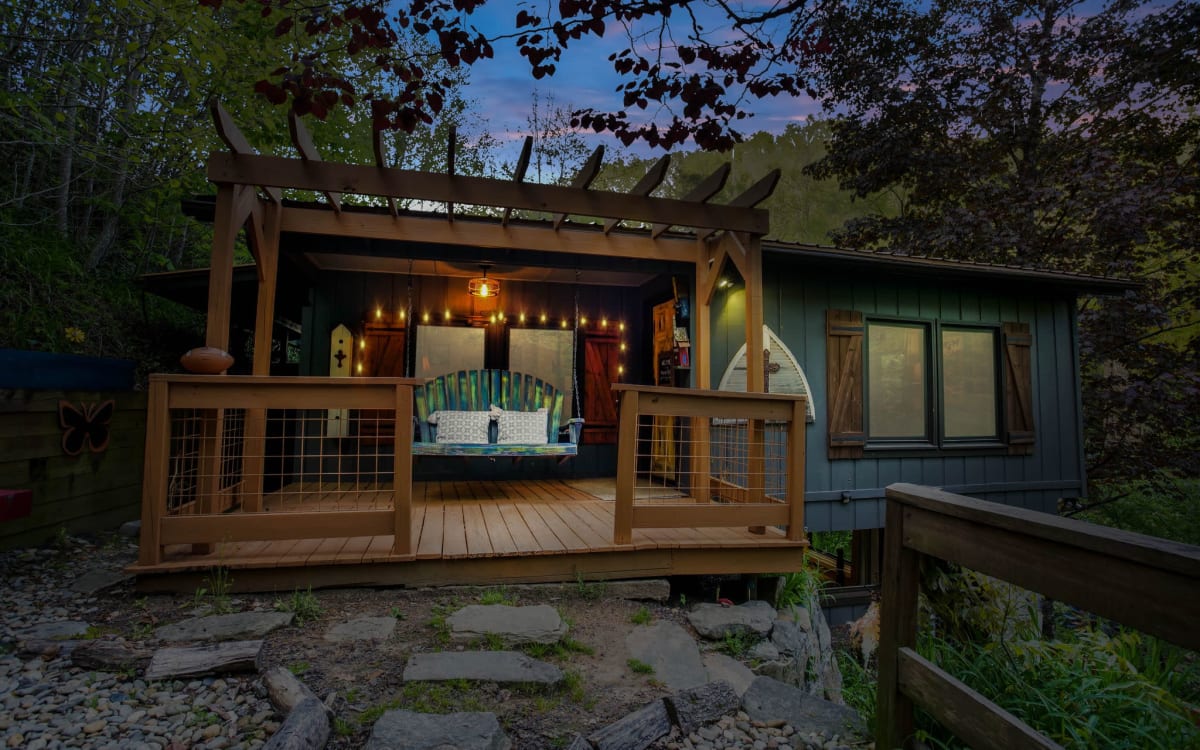 Whimsical waterfall fairy cabin, Hendersonville, NC | Production ...