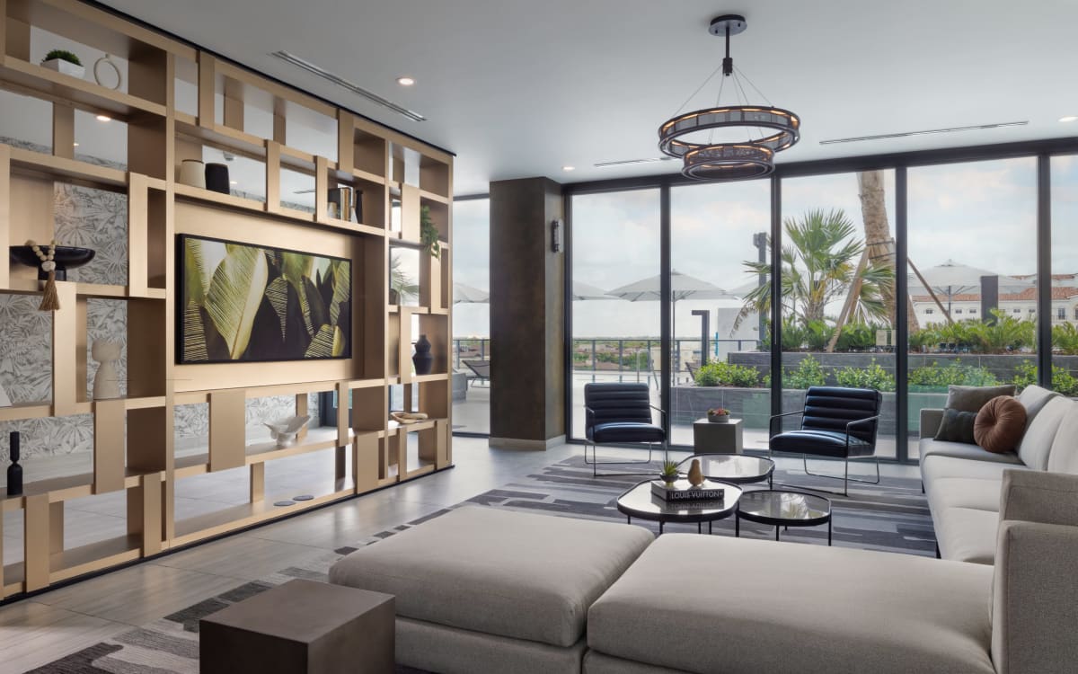 Modern Lounge with an Airy, Open Layout in Miami, Miami, FL | Event ...