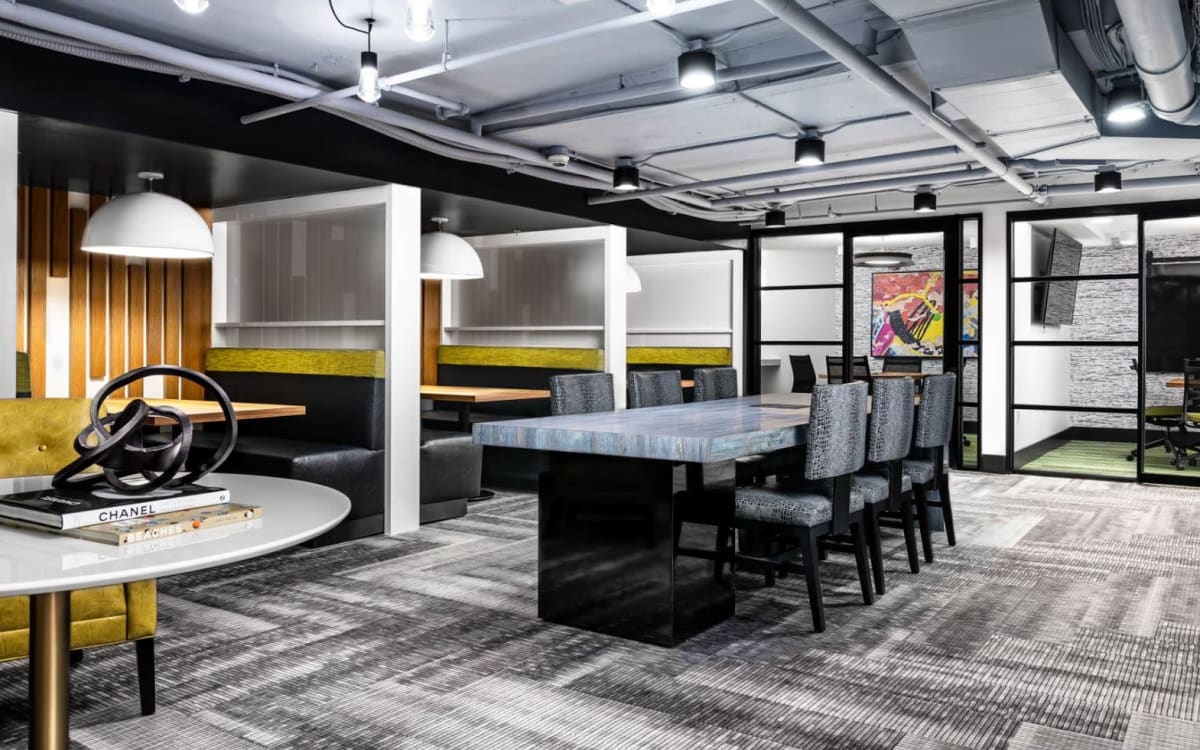 Modern Lounge w/ Two Breakout Rooms for Team-Building or Workshops ...