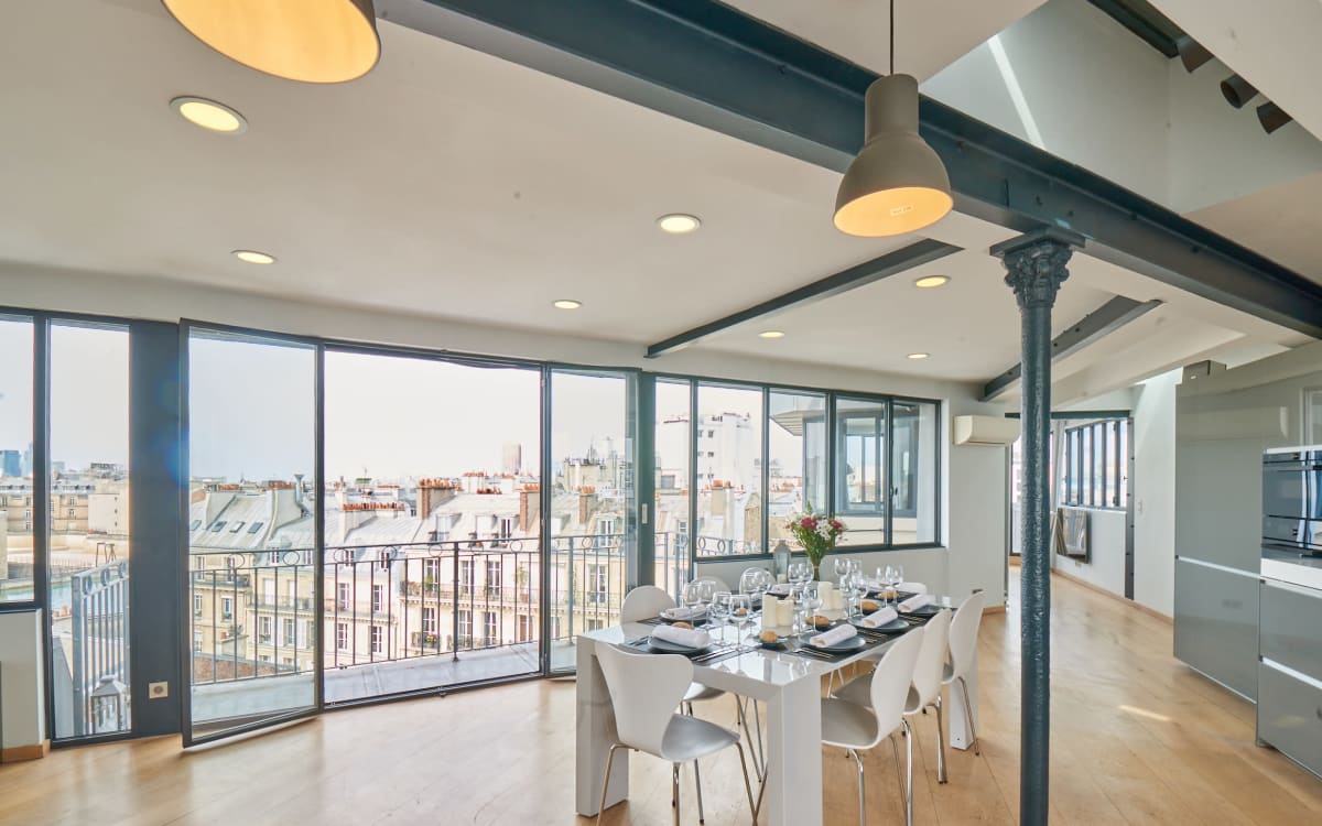Superbe loft et son rooftop avec vue incroyable sur tout Paris et la ...
