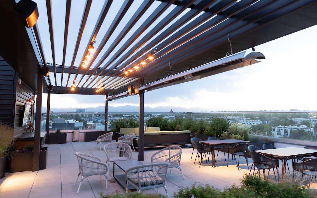 Stunning Rooftop Lounge w/ Views of the Rockies, Denver, CO | Event ...