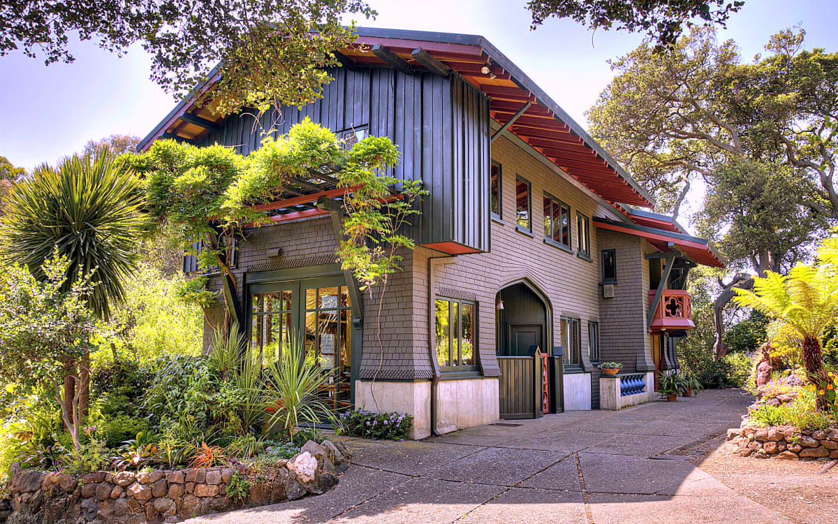 Architect Bernard Maybeck Designed Home with Beautiful Art Collection ...