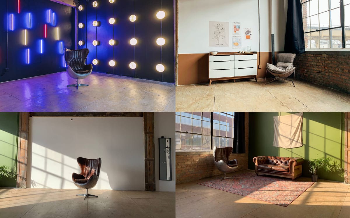 Neon & Spotlights Blackout photo/video studio, Chicago, IL | Production ...