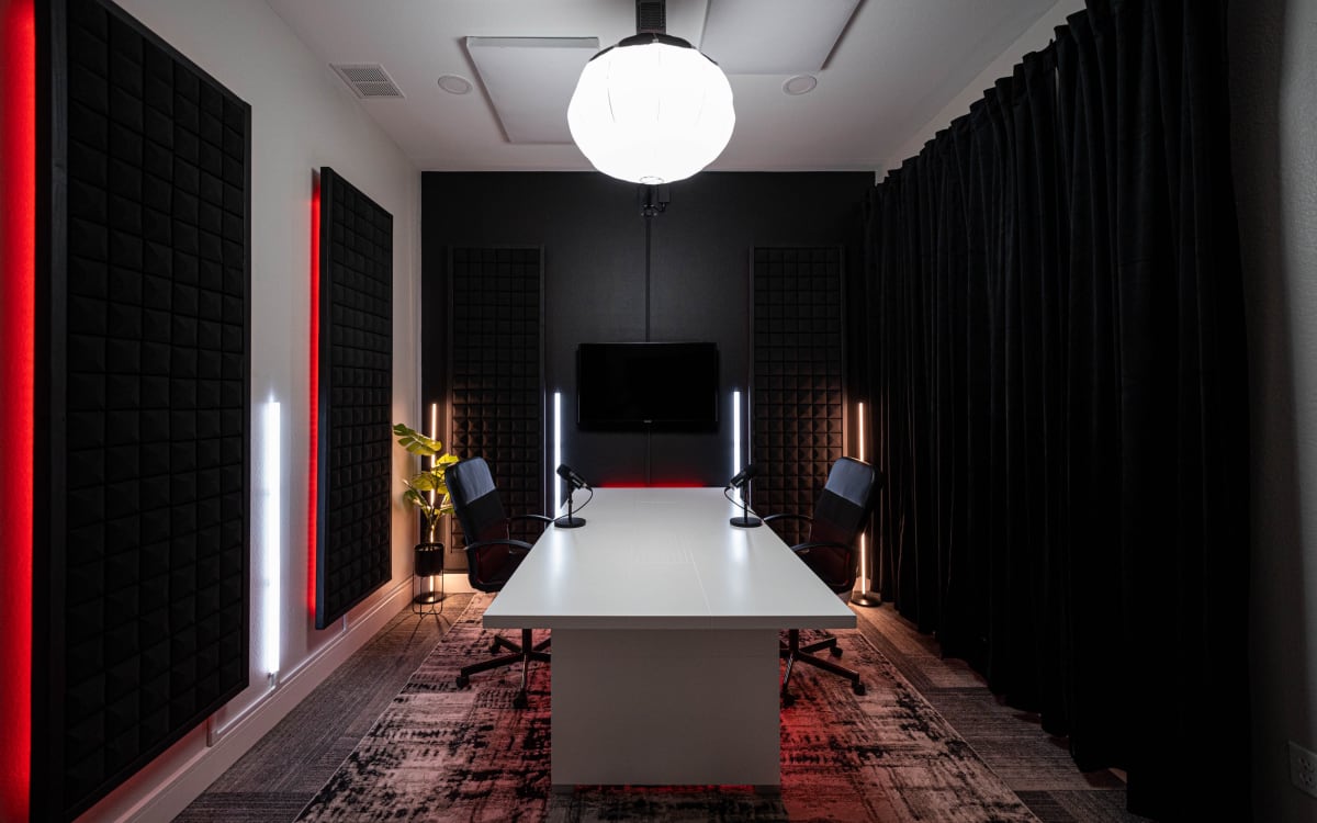 Spacious Podcast Room, Highland Village, TX | Production | Peerspace