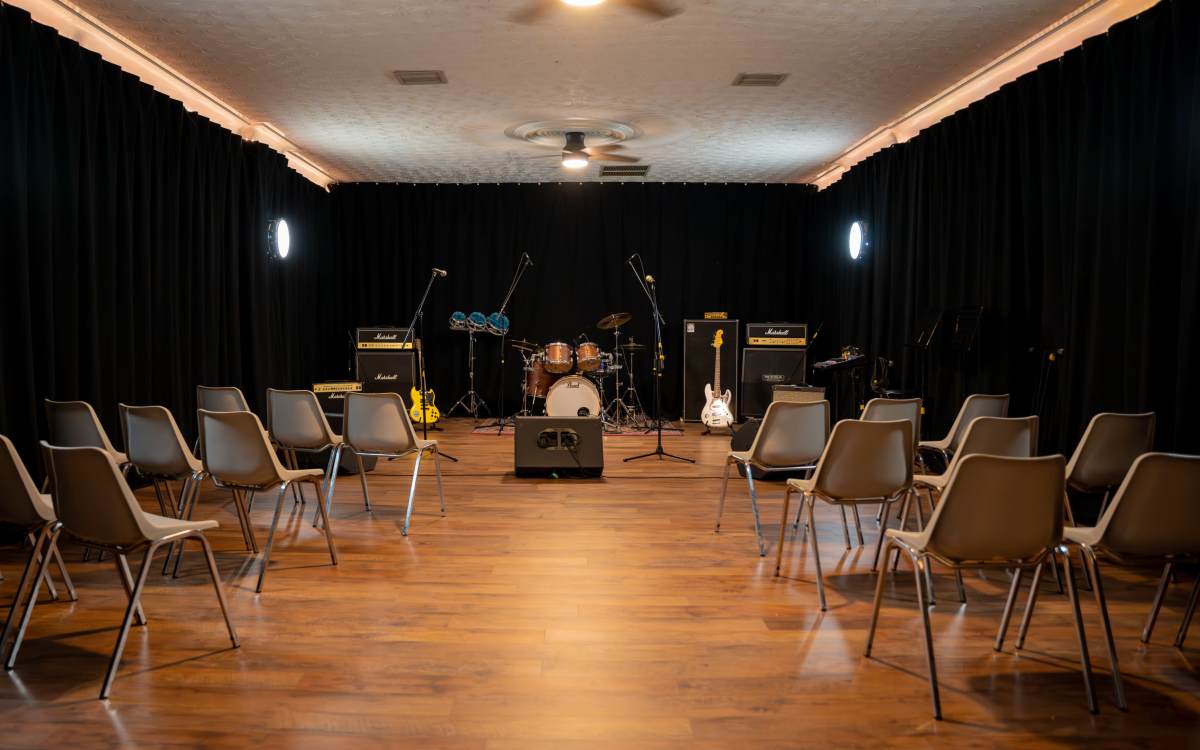 Sound treated music studio suited for small scale events, Hamilton ...