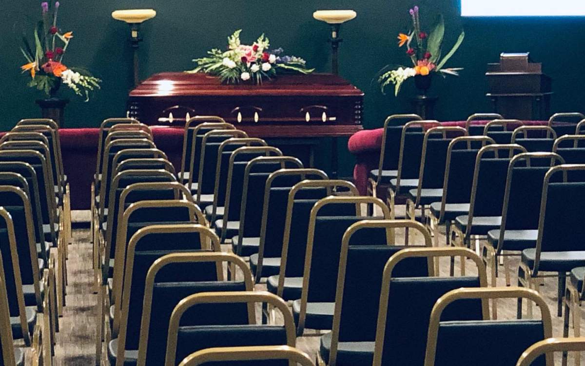 Wide Open Chapel In New Funeral Home - Office & Banquet Room Available ...