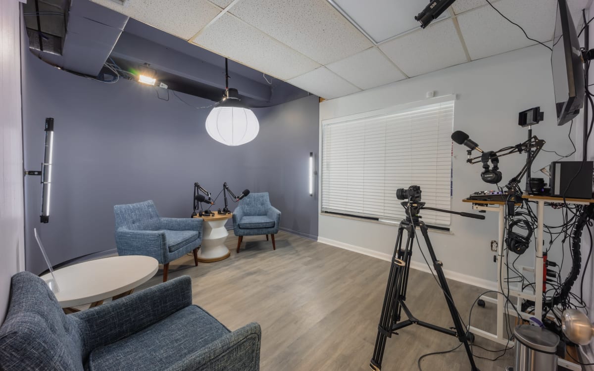 Modern Live Steaming Podcast Studio | Outdoor Marketing Group, North ...